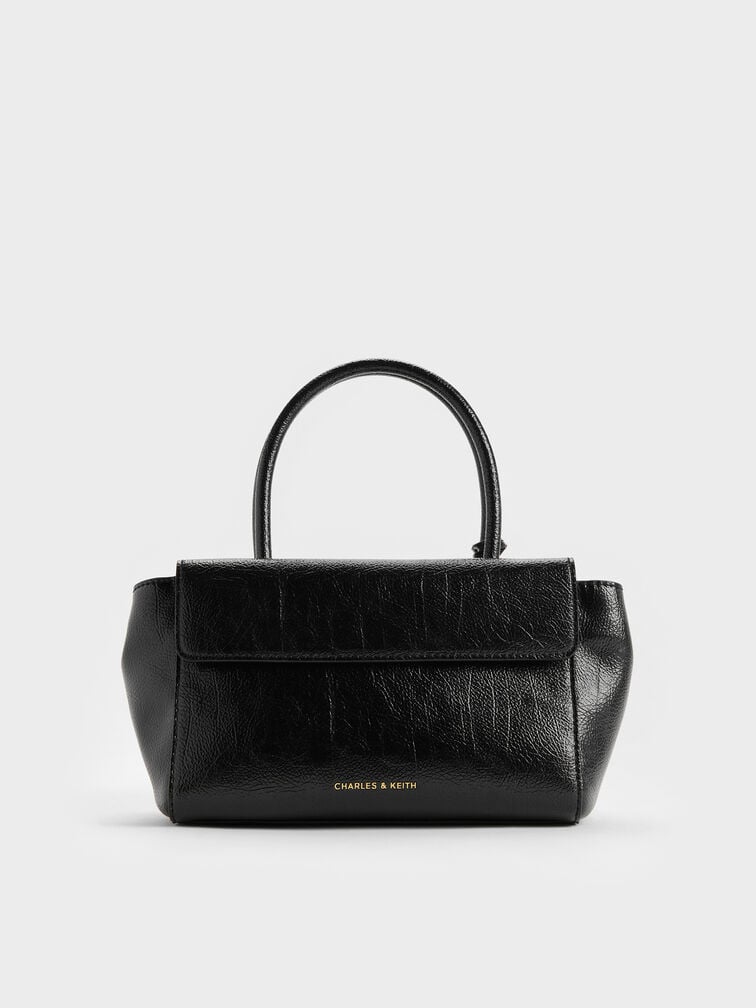 Black Acelynn Rope-Chain Tote Bag - Black - CHARLES & KEITH VN