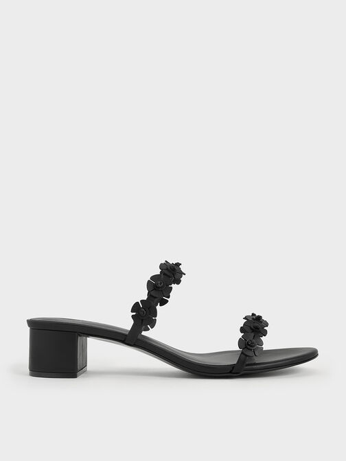 Giày mules hở gót nữ | CHARLES & KEITH VN