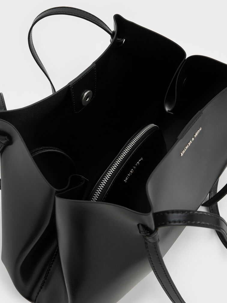 Noir Calla Tote Bag - CHARLES & KEITH VN