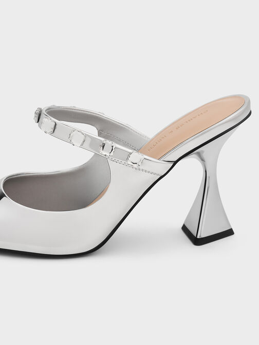 Giày mules hở gót nữ | CHARLES & KEITH VN