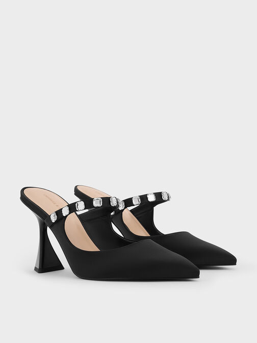 Giày mules hở gót nữ | CHARLES & KEITH VN