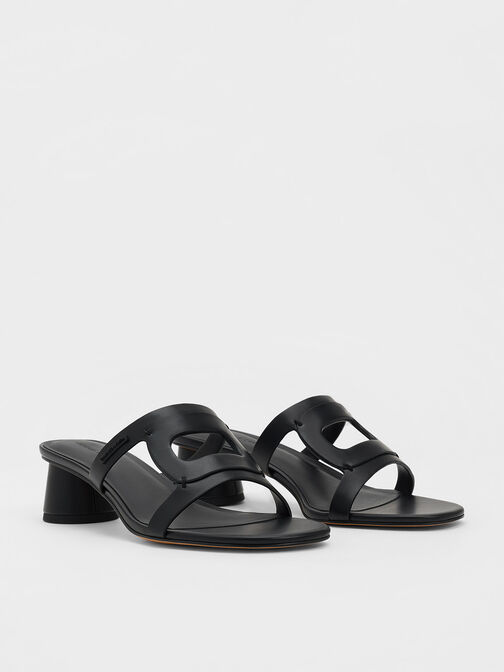 Giày mules hở gót nữ | CHARLES & KEITH VN