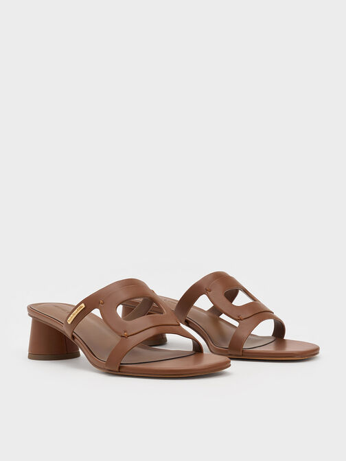 Giày mules hở gót nữ | CHARLES & KEITH VN