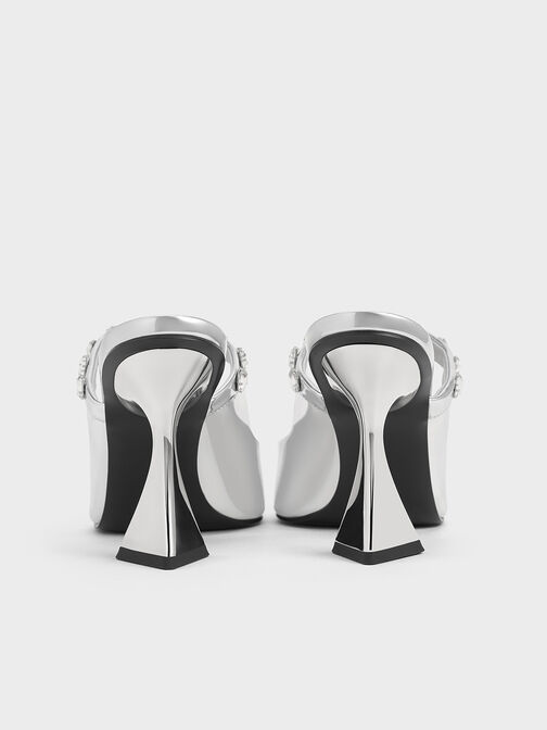 Giày mules hở gót nữ | CHARLES & KEITH VN