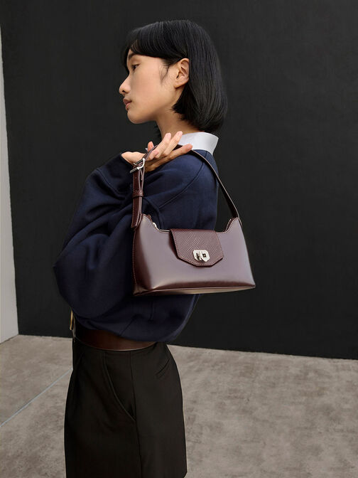 Túi đeo vai nữ - Tím | CHARLES & KEITH VN