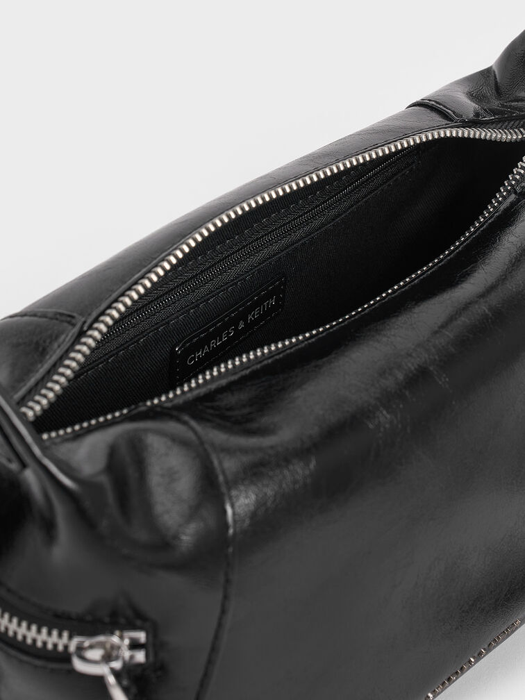 Noir Xylia Shoulder Bag - CHARLES & KEITH VN