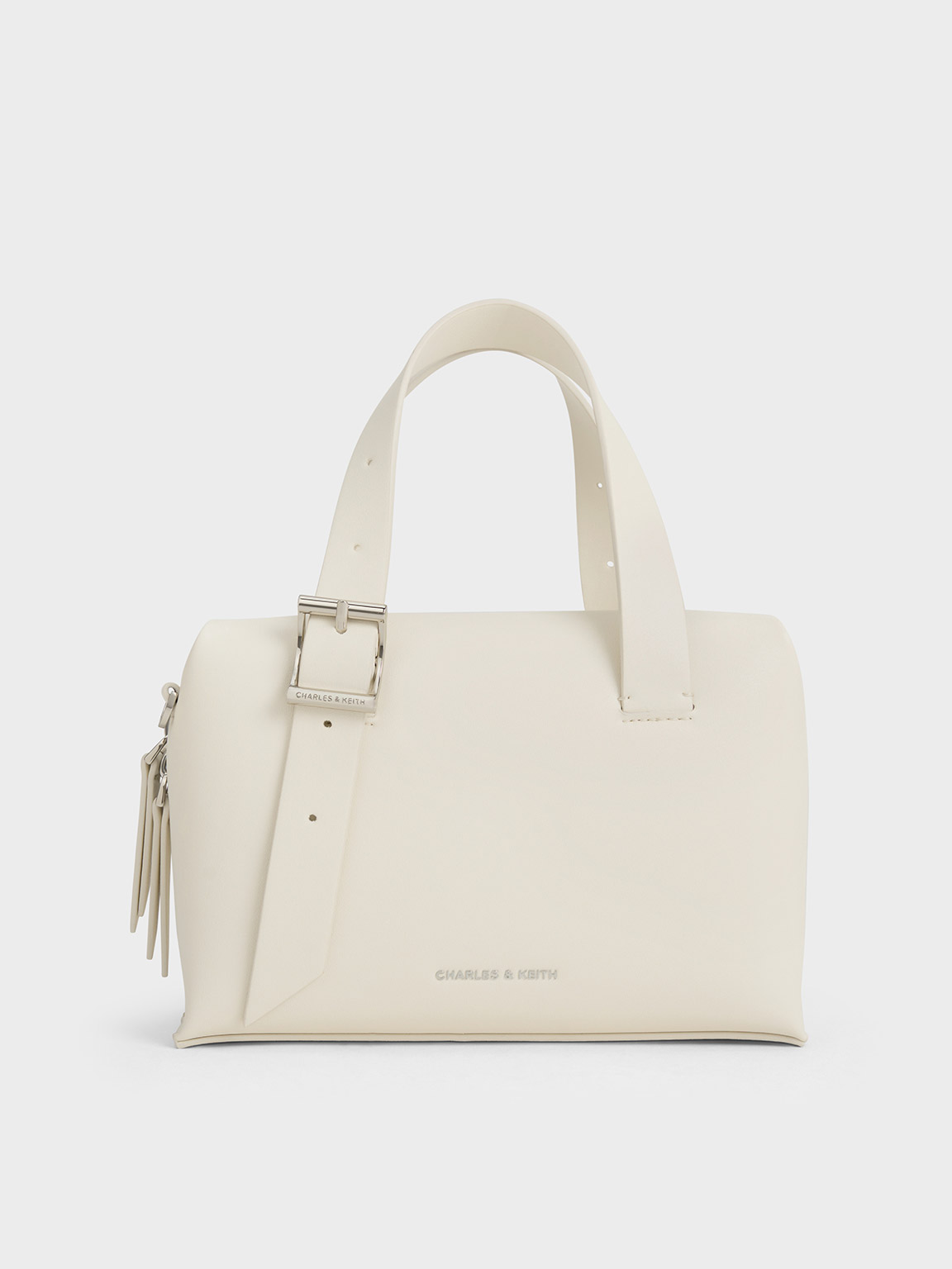 Cream Marceline Bowling Bag - Cream - CHARLES & KEITH VN