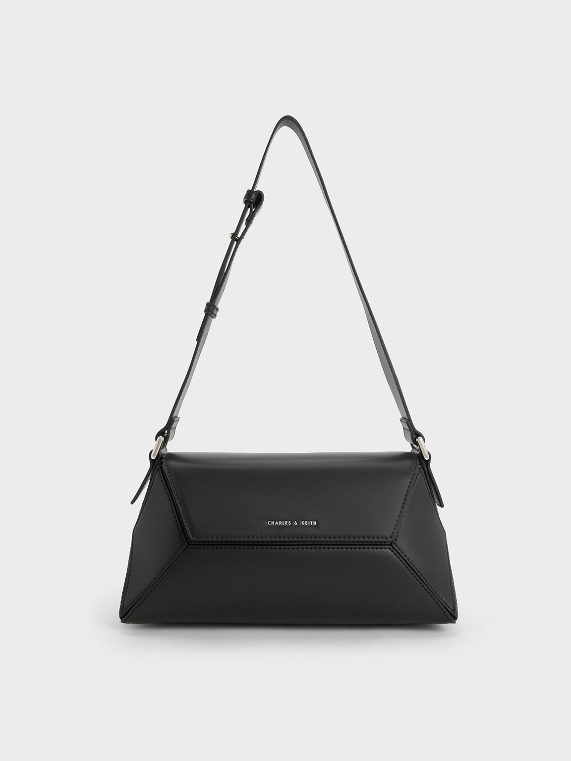 Túi đeo vai Nasrin Geometric noir (Noir) | Túi - CHARLES & KEITH VN