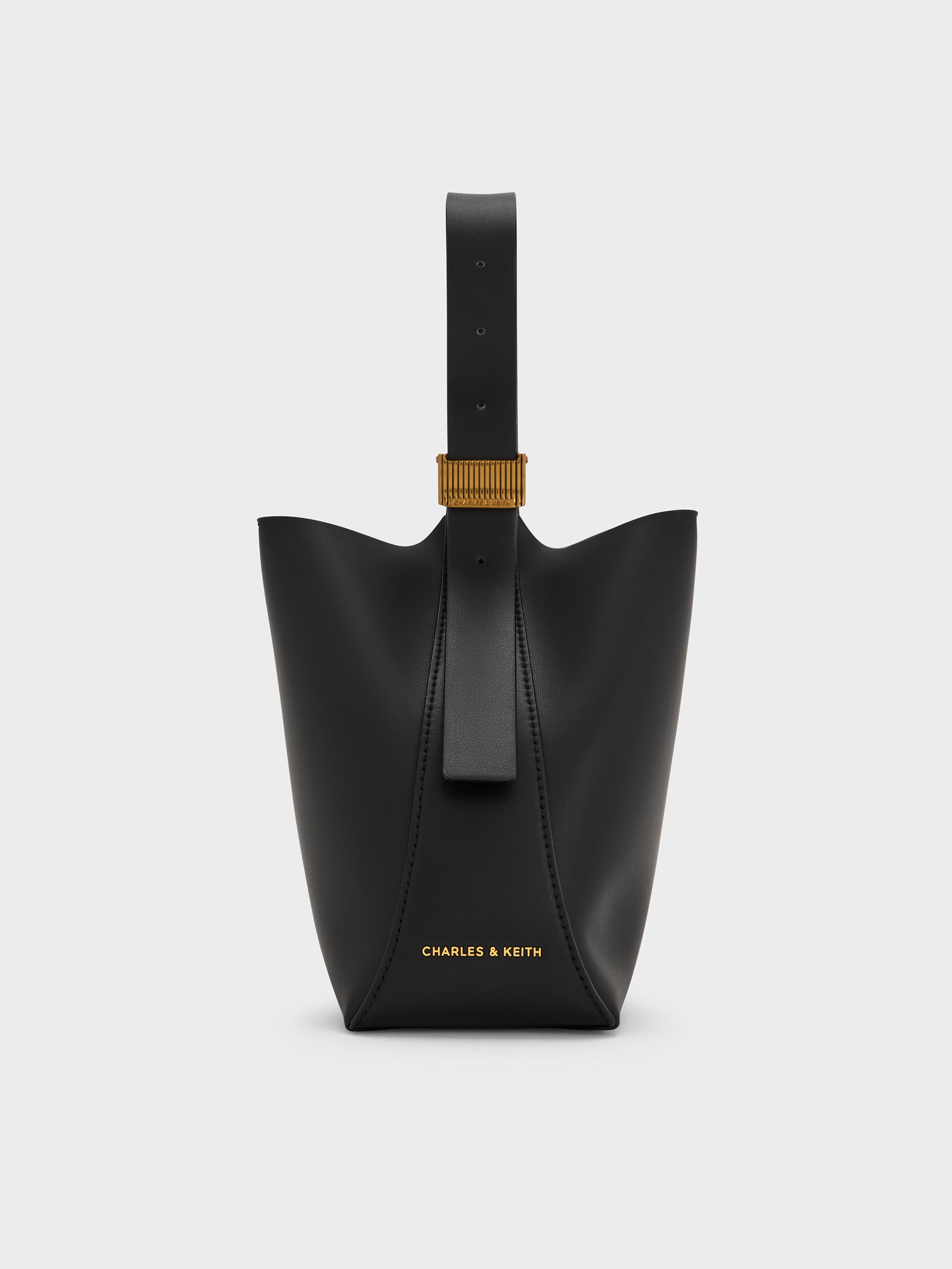 Edna Bucket Bag - Black - CHARLES & KEITH VN